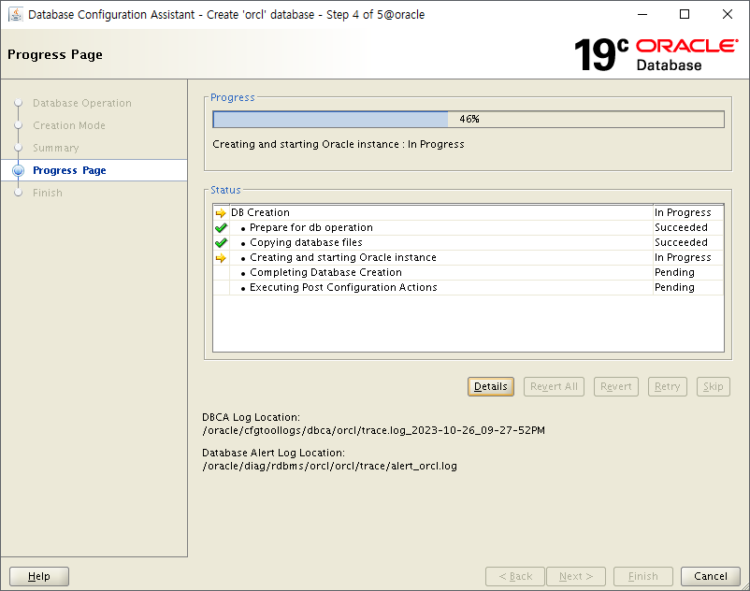 오라클 19c 설치 – 오라클 리눅스8에. – Blog-boxcorea