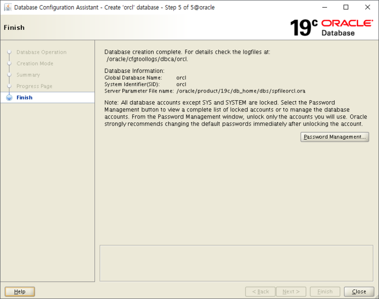 오라클 19c 설치 – 오라클 리눅스8에. – Blog-boxcorea